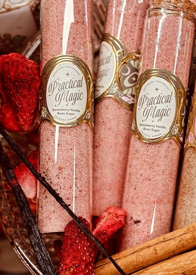 Strawberry Vanilla Bean Sugar Rimmer – PracticalMagic