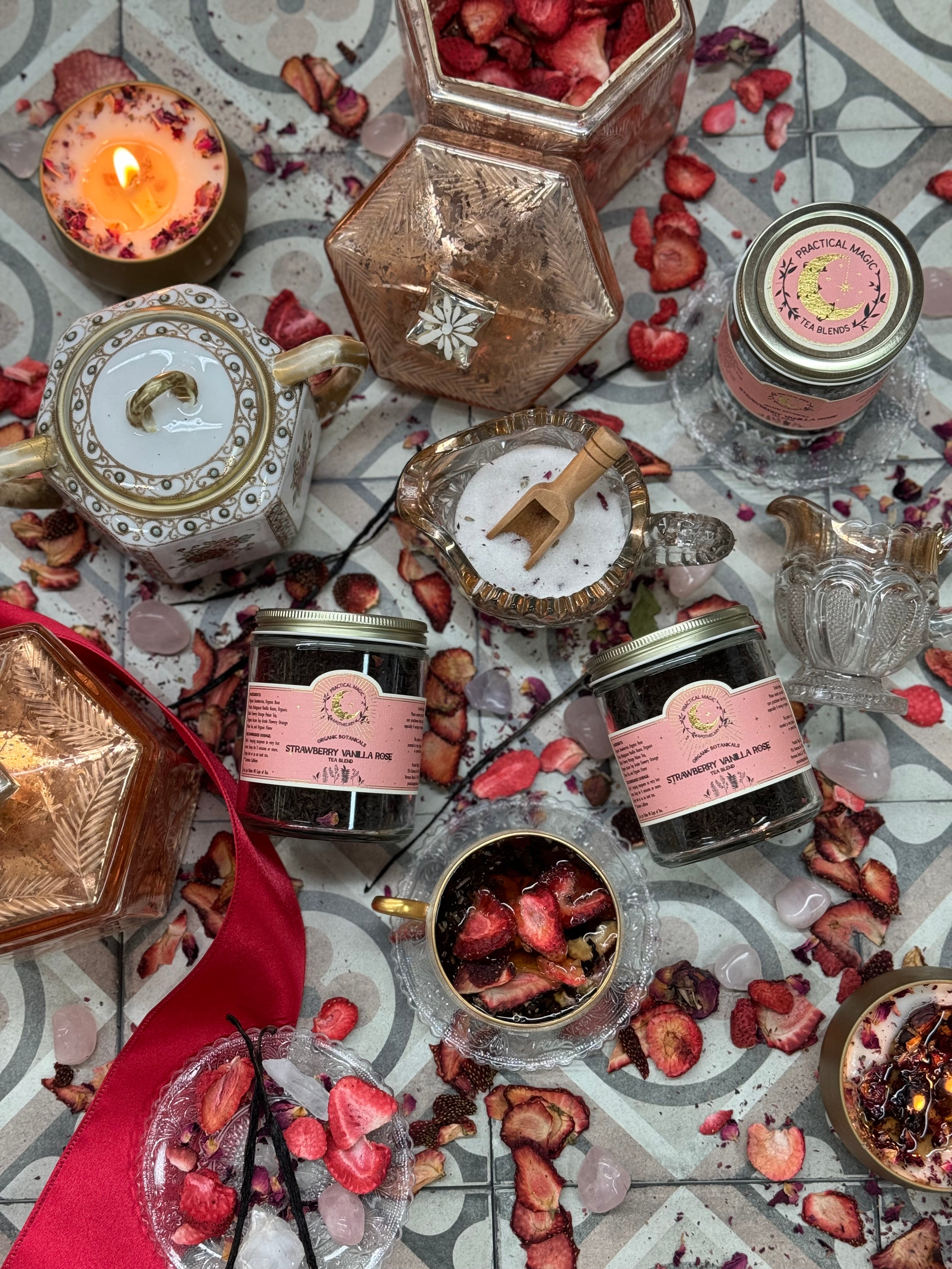 Strawberry Vanilla Rose Tea – PracticalMagic